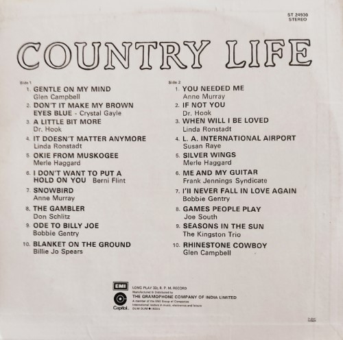 Country Life – 20 Classic Tracks by Various Artists – Vinyl World
