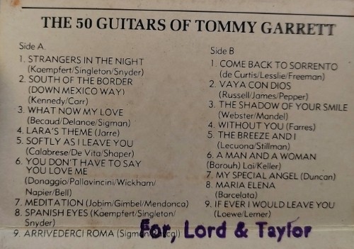 The 50 Guitars of Tommy Garrett – Vinyl World